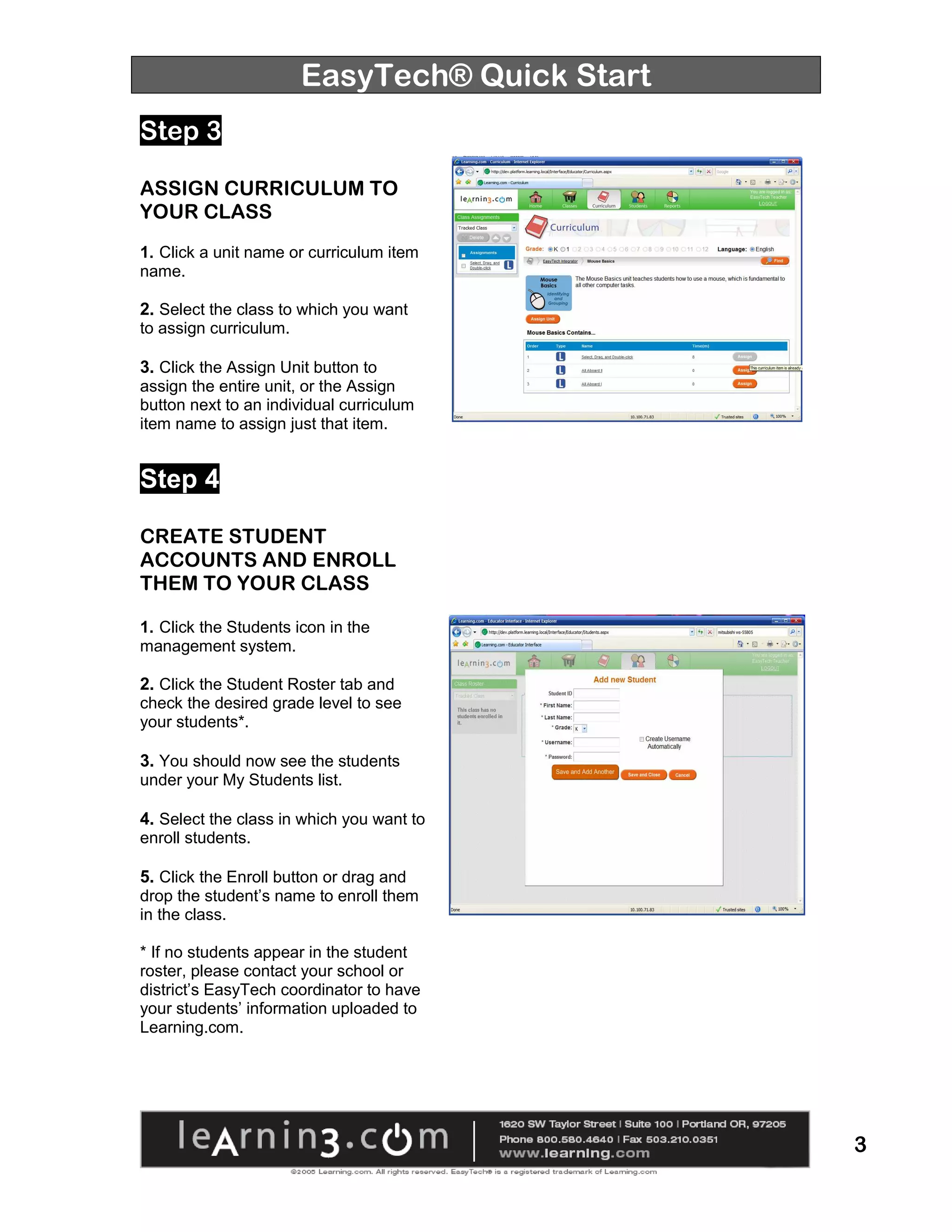 Et Quick Start Easy Tech | PDF