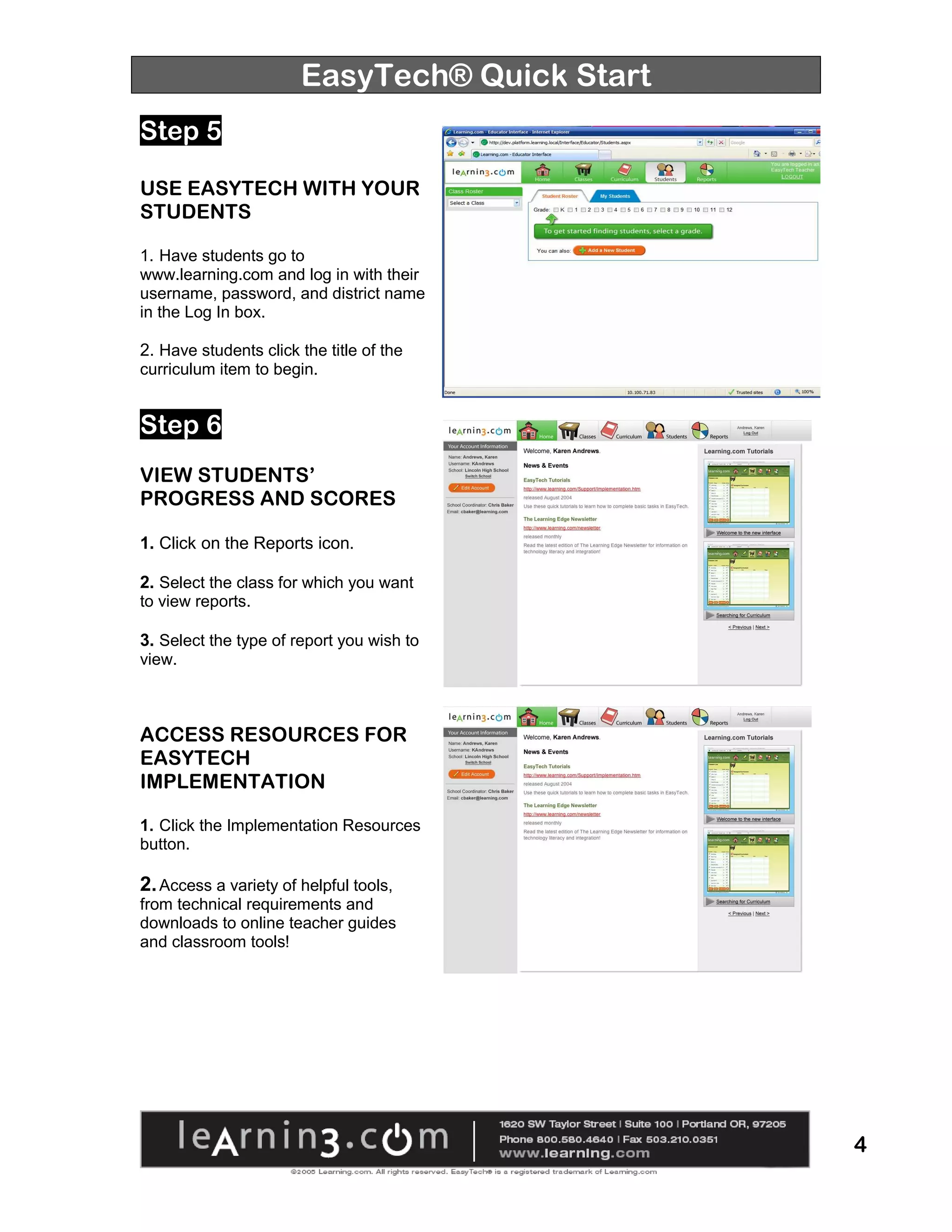 Et Quick Start Easy Tech | PDF