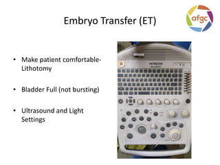 Embryo Transfer- Tips and Tricks to improve success | PPTX | Pregnancy ...