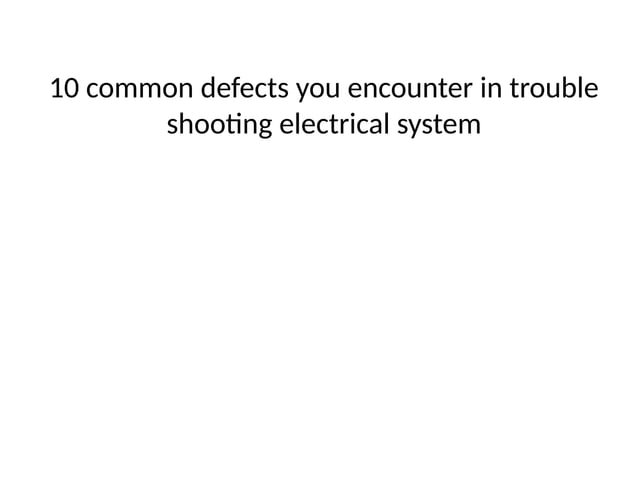 Elec-TROUBLESHOOT ELECTRICAL SYSTEM.pptx