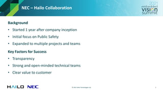 “Productizing Edge AI Across Applications and Verticals: Case Study and Insights,” a ...