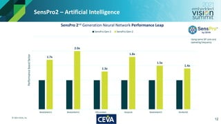 “SensPro2 Highly Scalable Sensor Hub DSP for Computer Vision, AI and Multi-sensor Fusion for ...