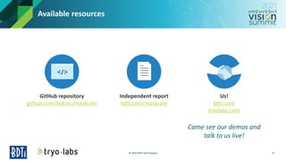 “A Mask Detection Smart Camera Using the Nvidia Jetson Nano: System Architecture and Developer ...