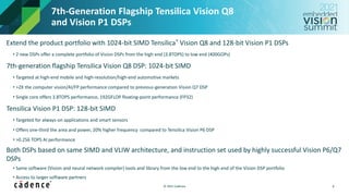 “Vision and AI DSPs for Ultra-High-End and Always-On Applications,” a ...