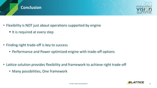 “Flexible Machine Learning Solutions with Lattice FPGAs,” a Presentation from Lattice ...