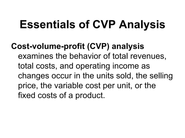 Et 104 cvp analysis | PPT