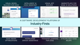 “Uncode AI: Code-free Development, Delivery and Maintenance of Edge AI Applications,” a ...