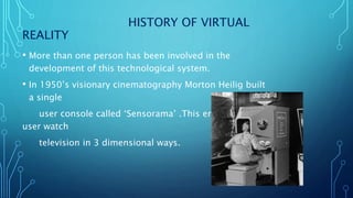 Virtual Reality ppt | PPT