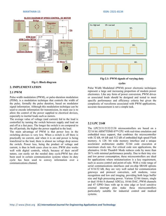 Arm Processor Based Speed Control Of BLDC Motor | PDF | Computer Peripherals | Computing