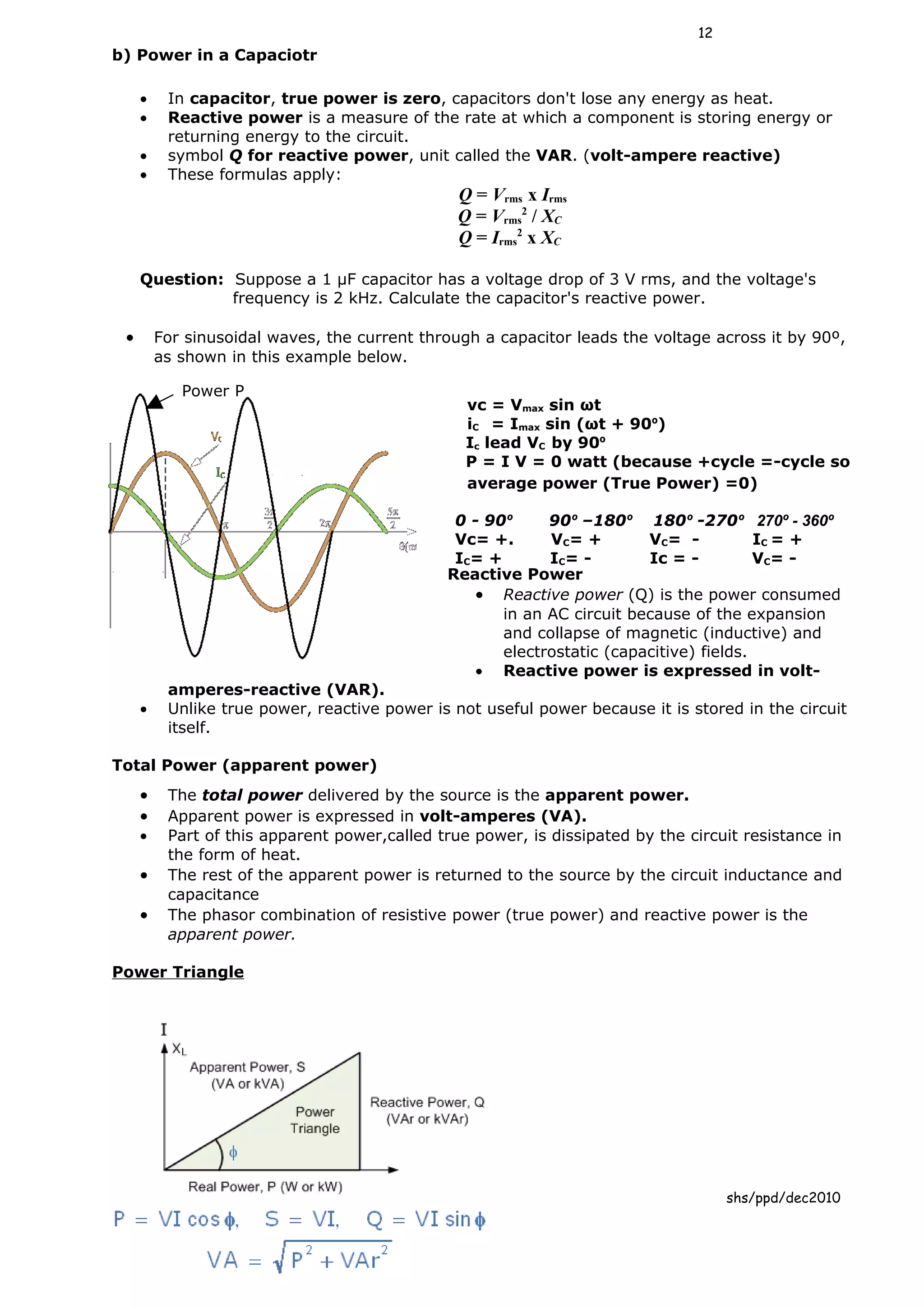 Et201 chapter3 sinusoidal steady state circuit analysis | DOC