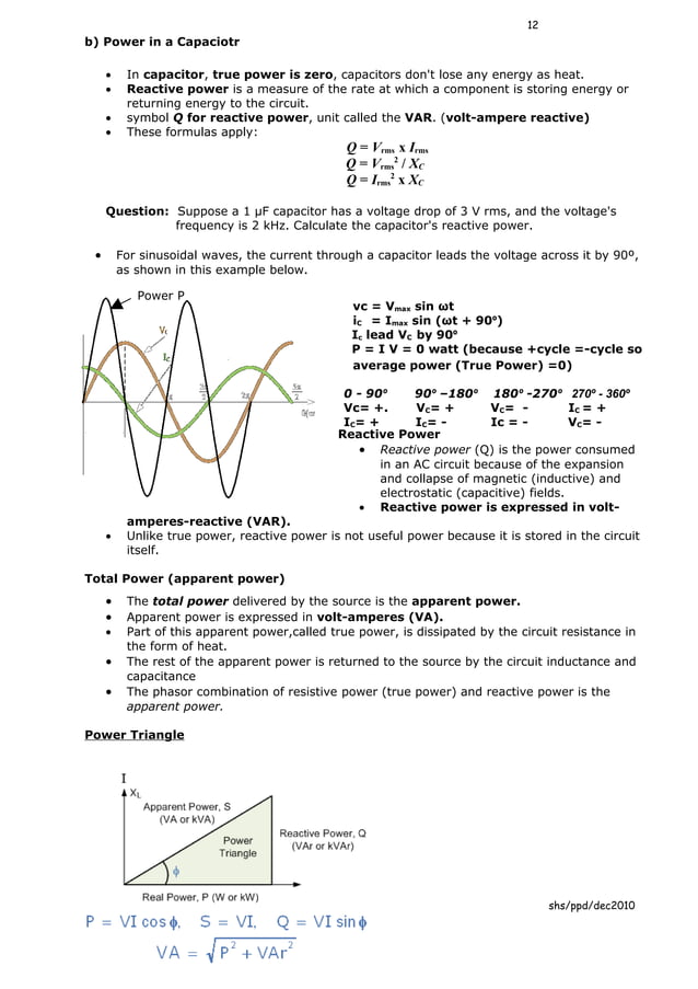 Et201 chapter3 sinusoidal steady state circuit analysis Et201 chapter3 sinusoidal steady state circuit analysis