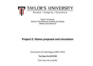 Project 2 gizmo | PDF
