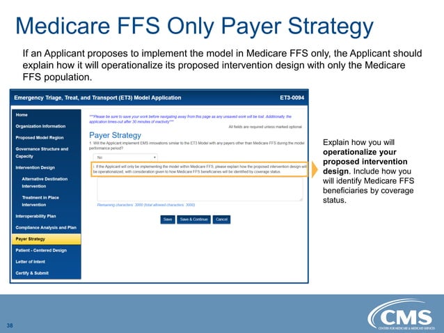 Webinar: Emergency Triage, Treat, and Transport (ET3) Model - Model Application Tutorial slides ...