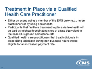 Webinar 2 of 2: Emergency Triage, Treat, and Transport (ET3) Model - Overview | PPT