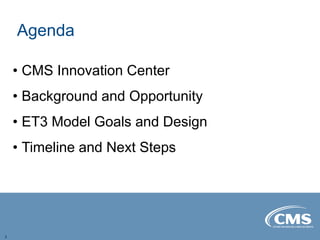 Webinar 2 of 2: Emergency Triage, Treat, and Transport (ET3) Model - Overview | PPT
