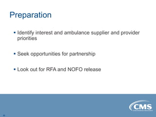 Webinar 2 of 2: Emergency Triage, Treat, and Transport (ET3) Model - Overview | PPT