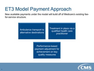 Webinar: Emergency Triage, Treat, and Transport (ET3) Model RFA | PDF