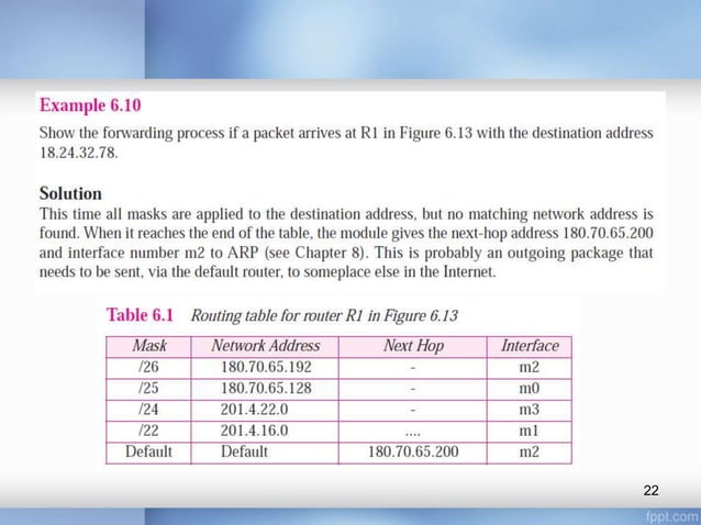Et3003 sem2-1314-5 network layers ii (intro to routing) | PPT