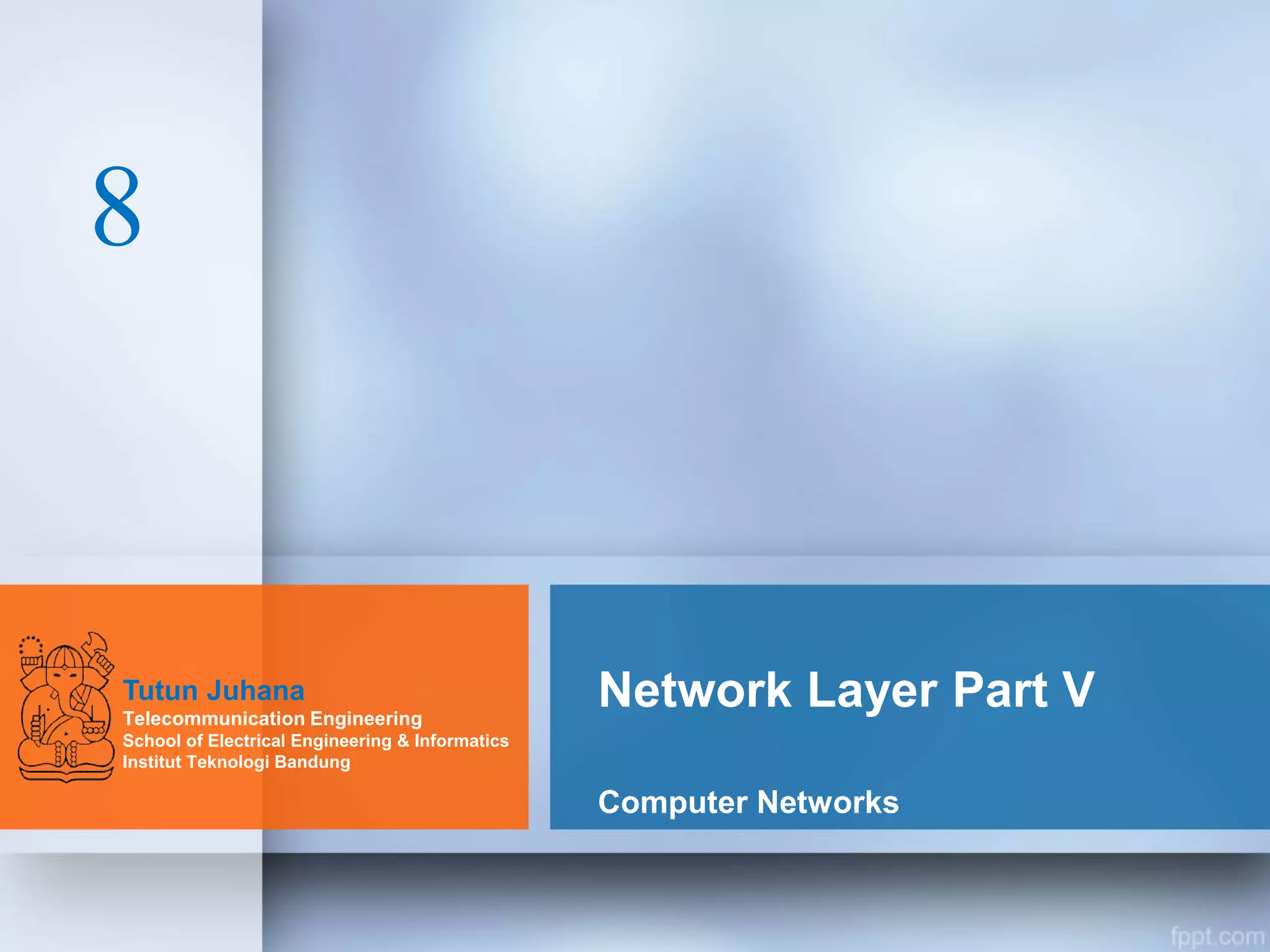 Et3003 sem2-1314-8 network layers v (icmpv4) | PPTX