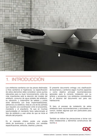 Et30 artefactos sanitarios_lavamanos_recomendaciones_instalacion-2 | PDF