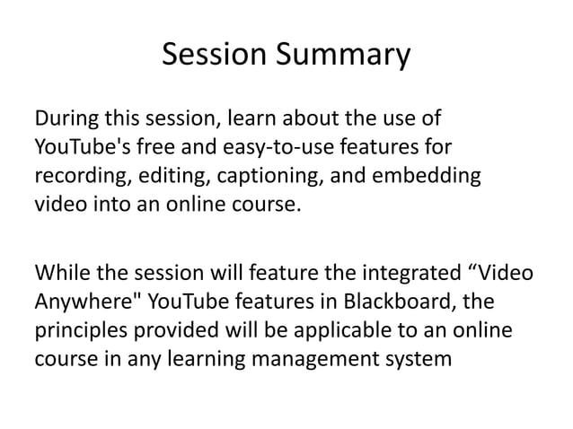 Ready, Set, Record: Being Present and Engaging Students Online Using ...