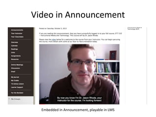 Ready, Set, Record: Being Present and Engaging Students Online Using ...
