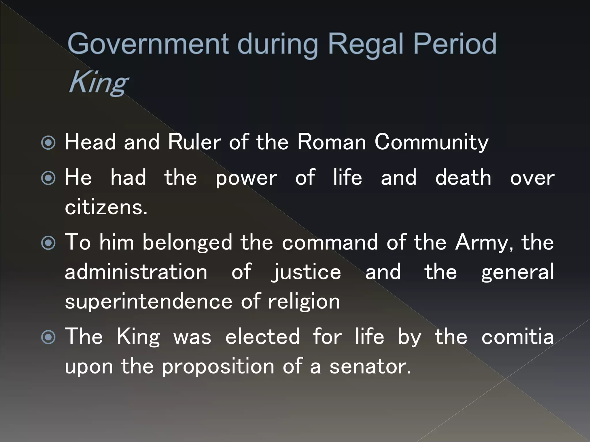 Background of Roman Legal Principles: Roman history | PPT