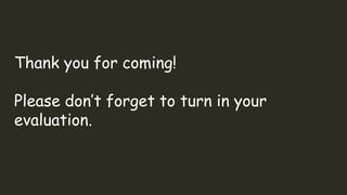 Et5083 module 3 application ppt | PPT