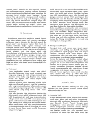 Network Forensic dengan TCPDUMP | PDF