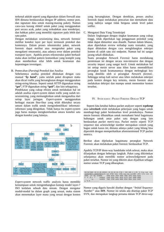 Network Forensic dengan TCPDUMP | PDF