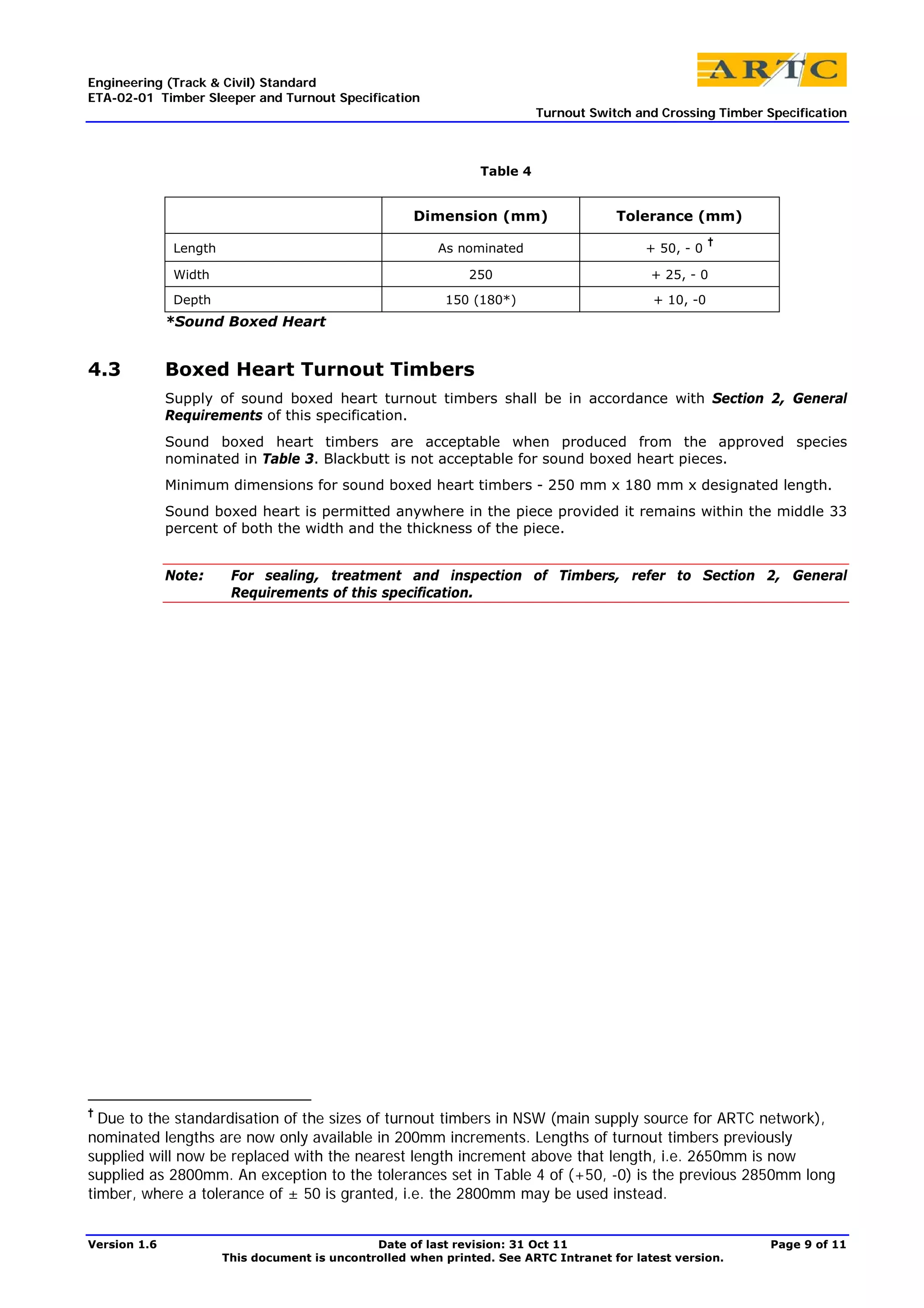 Eta 02-01 - timber sleeper and turnout | PDF