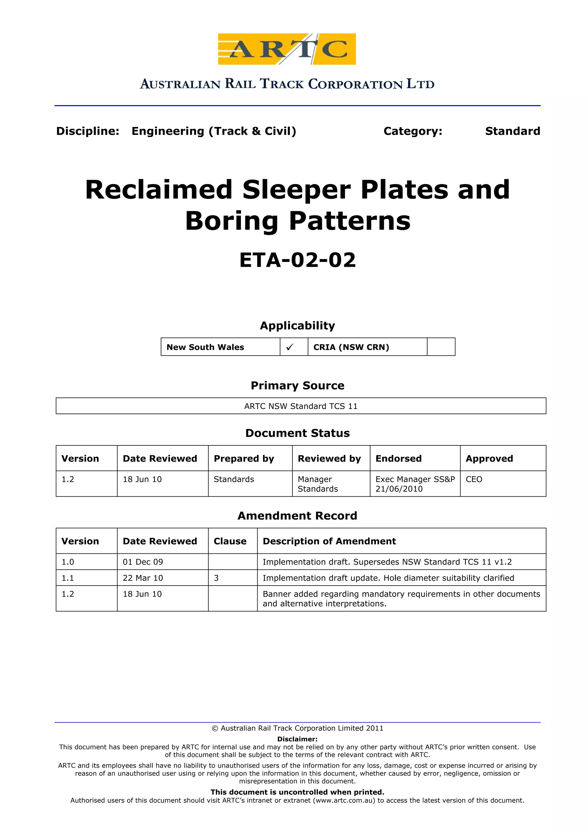 Eta 02-02 - reclaimed sleeper plates | PDF | Track and Field | Sports