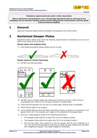 Eta 02-02 - reclaimed sleeper plates | PDF | Track and Field | Sports