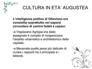 Eta’ augustea | PPT