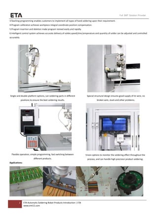 Eta automatic soldering robot | PDF | Jewelry Making | Arts and Crafts