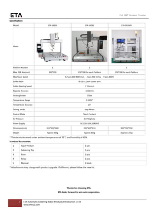 Eta automatic soldering robot | PDF | Jewelry Making | Arts and Crafts