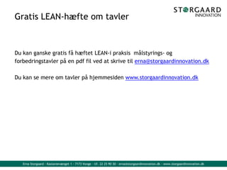 LEAN_Etablering af målstyringstavler | PPT