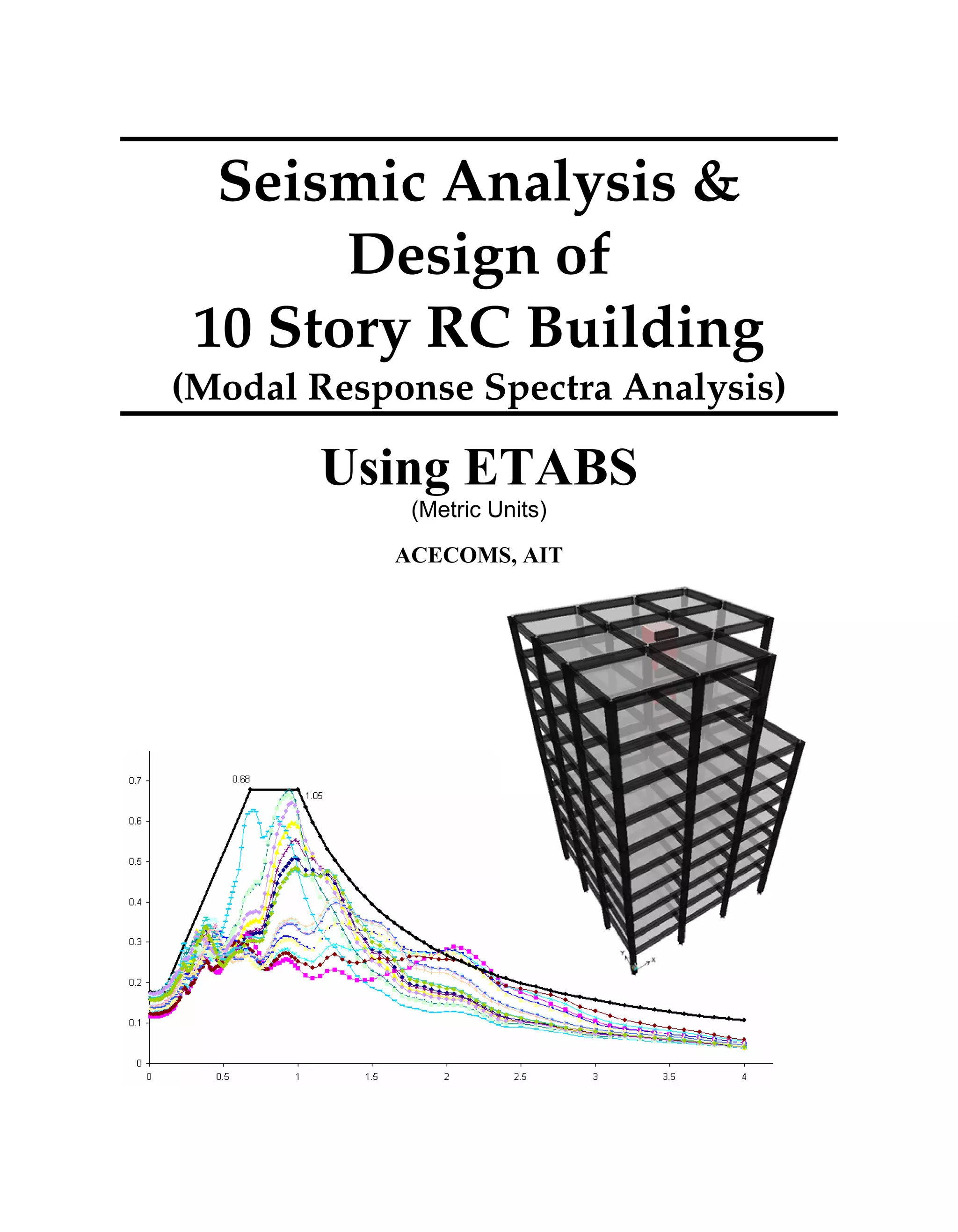 Etabs example-rc building seismic load response- | PDF