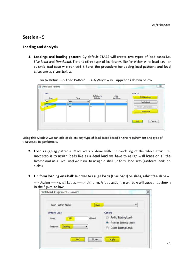 Etabs notes-pdf | PDF
