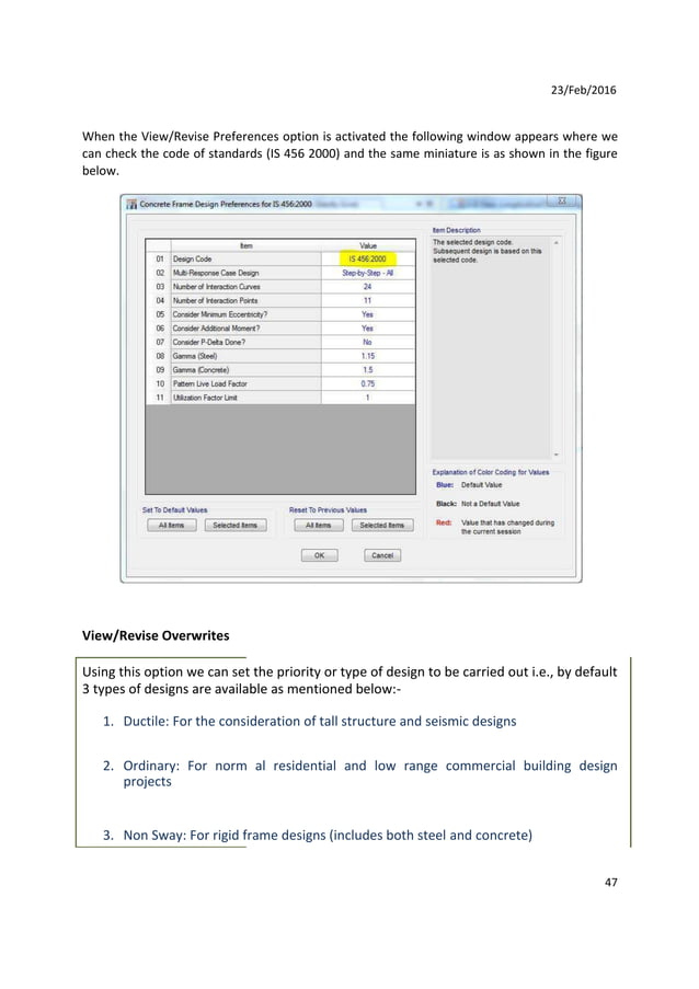 Etabs notes-pdf | PDF
