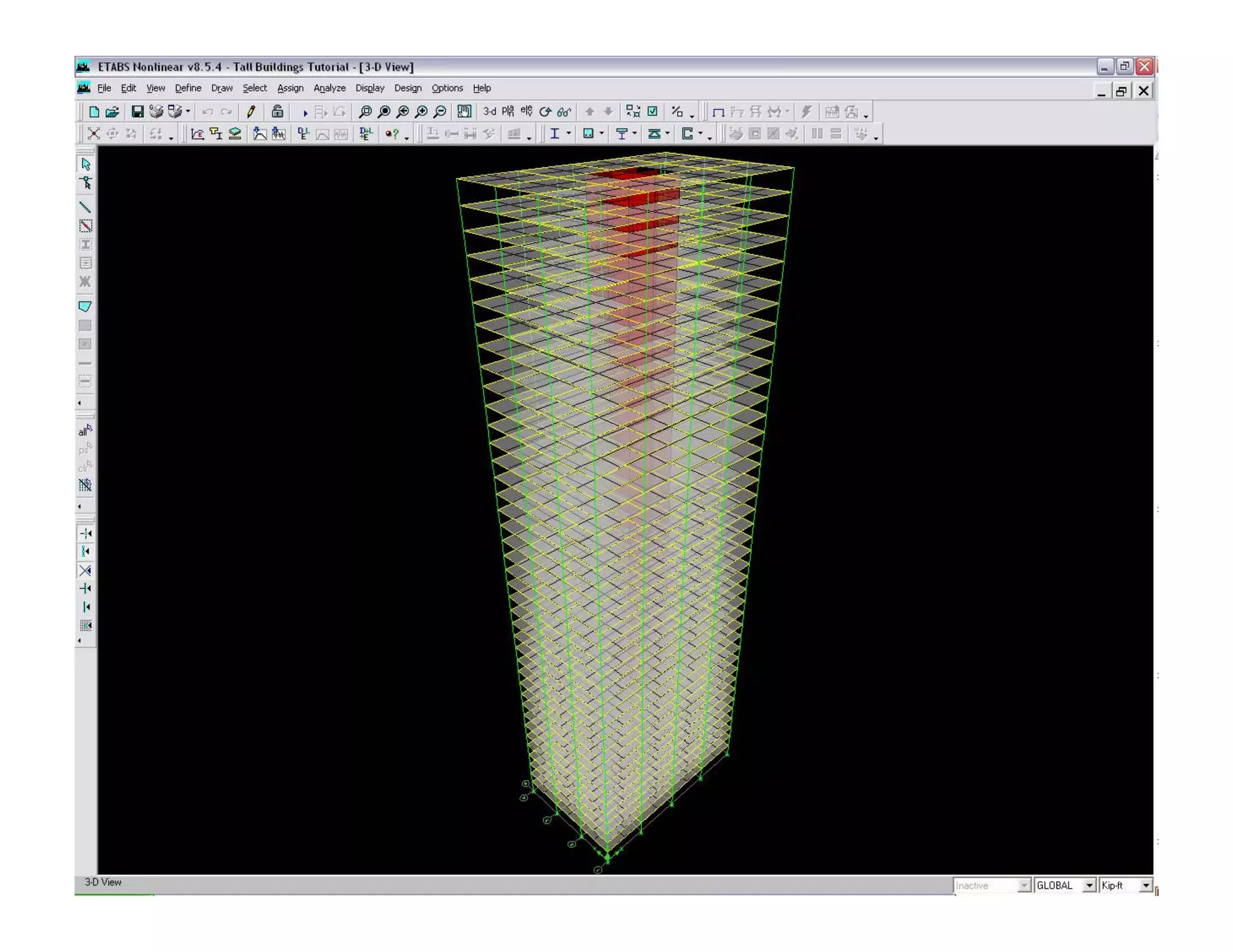Etabs tutorial-tall-building-design (1) | PDF