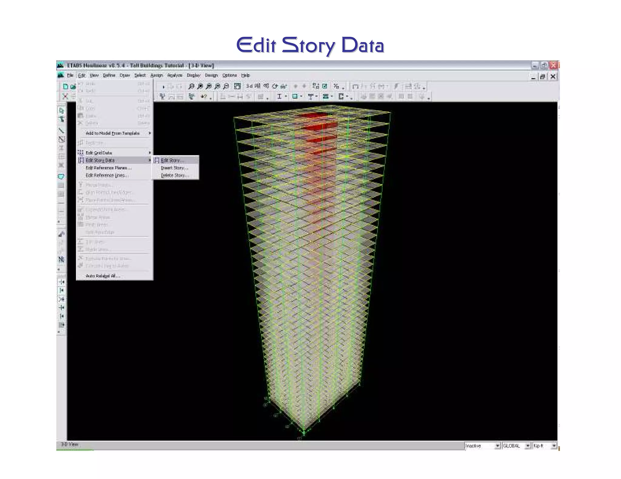 Etabs tutorial-tall-building-design (1) | PDF