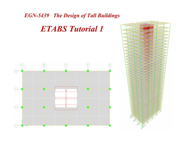 Etabs tutorial-tall-building-design (1) | PDF | Civil Engineering Industry | Industries