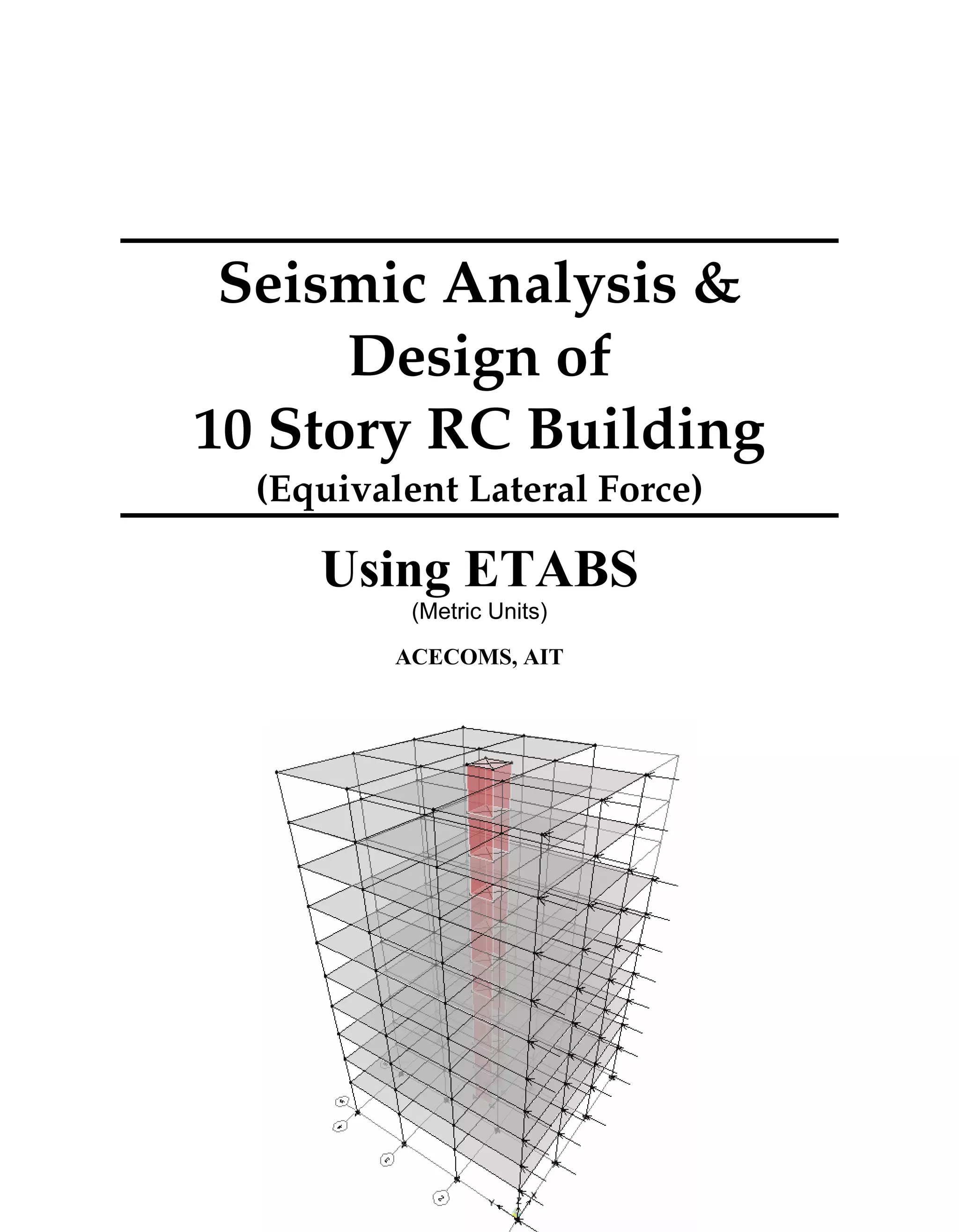Etabs acecoms rcc structure design | PDF