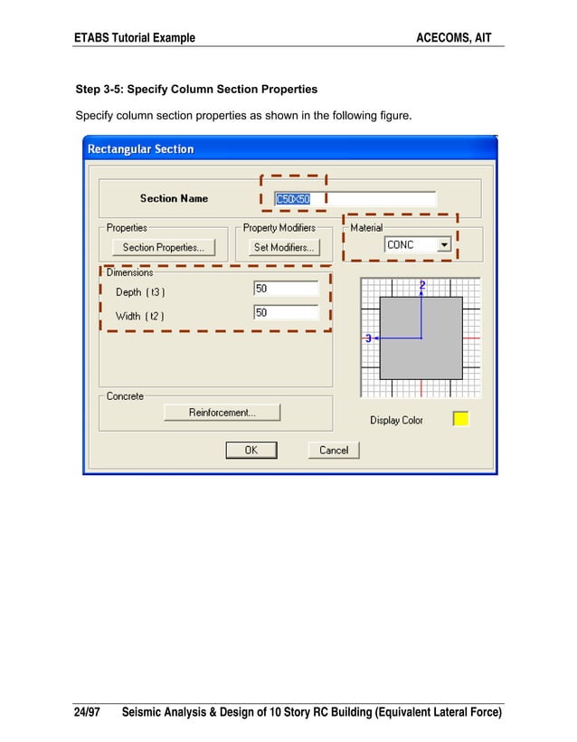 Etabs acecoms rcc structure design | PDF