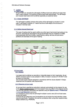 Etabs (atkins) | PDF