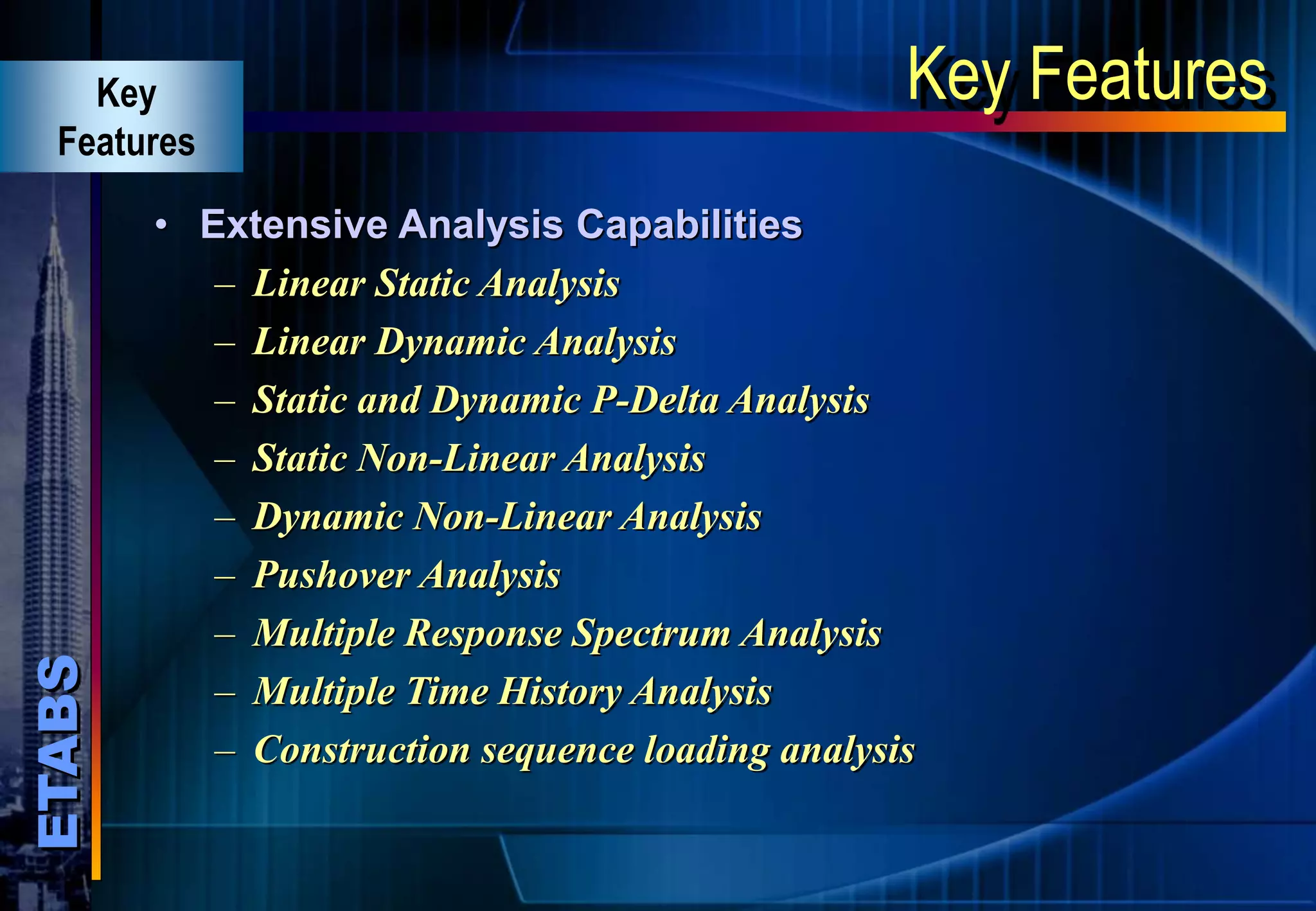 ETABS Presentation with new Graphics Sept 2002.ppt