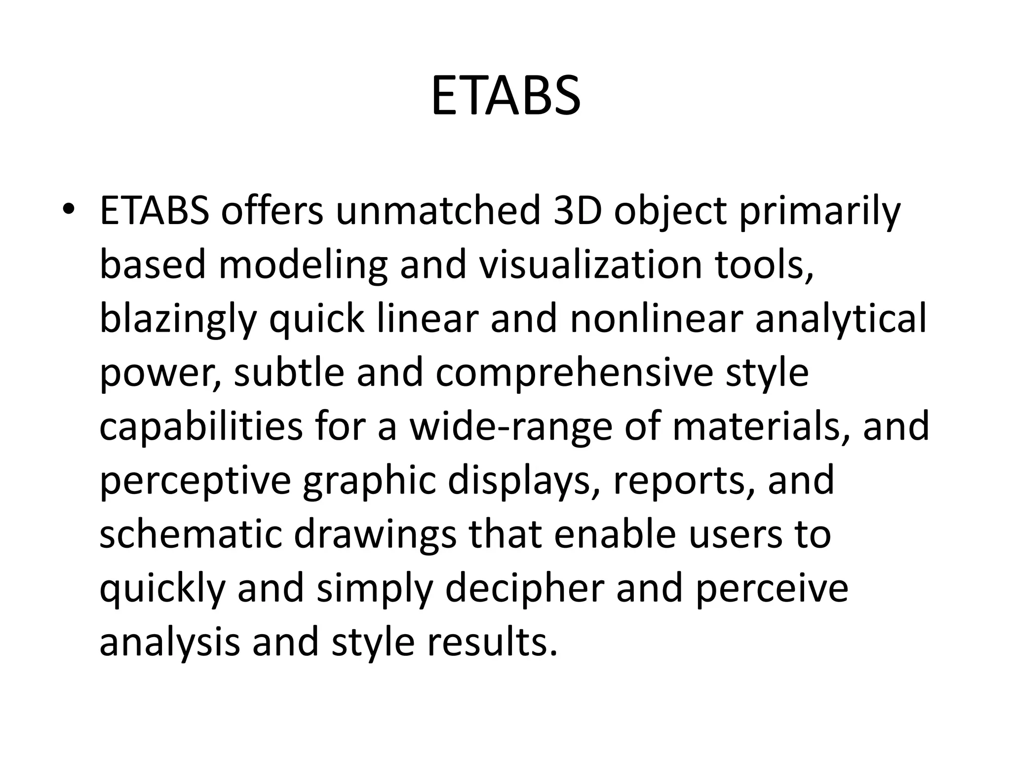 ANALYSIS AND DESIGN OF HIGH RISE BUILDING BY USING ETABS | PPTX