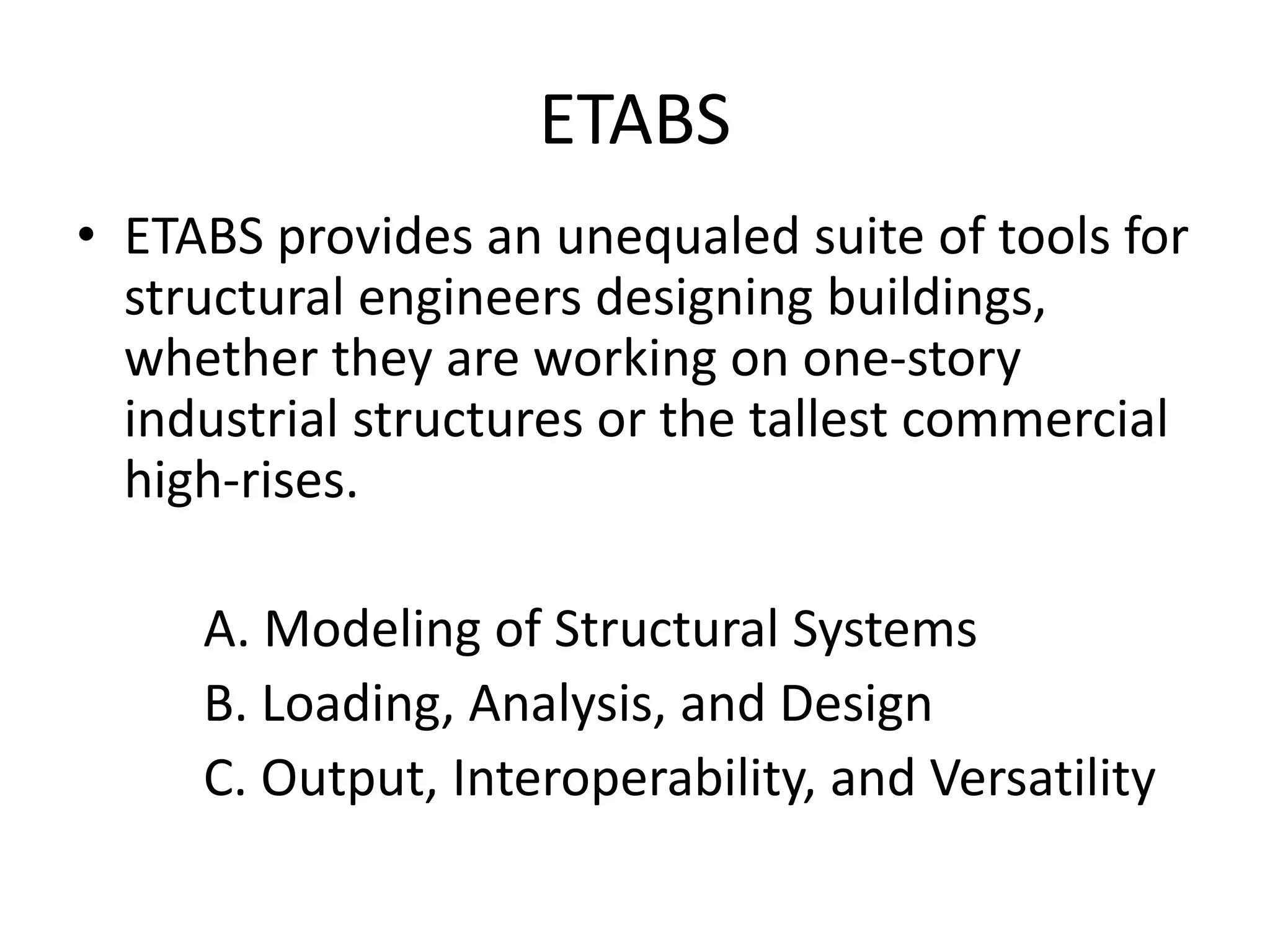 ANALYSIS AND DESIGN OF HIGH RISE BUILDING BY USING ETABS | PPTX