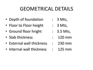 ANALYSIS AND DESIGN OF HIGH RISE BUILDING BY USING ETABS | PPTX